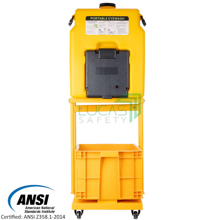 Portable Eyewash Station with Push Cart - Eyewash.ph