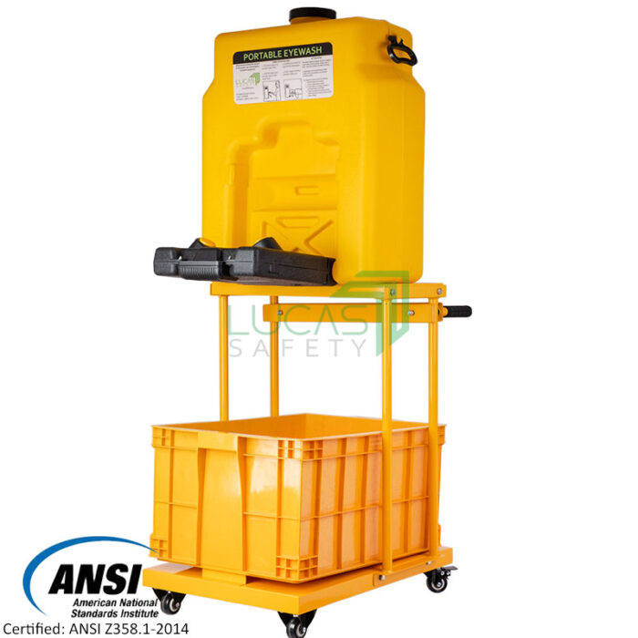 Portable Eyewash Station with Push Cart - Eyewash.ph